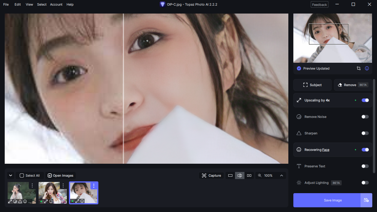 PS插件-三合一降噪锐化放大Topaz Photo AI V2.2.2英文版[win]-MGJT资源
