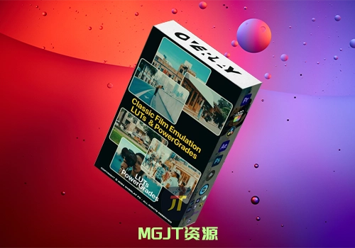 LUT预设-柯达2383&富士3513仿真胶片模拟电影色彩分级调色节点LUT Classic Film Emulation LUTs and PowerGrades Pack-MGJT资源