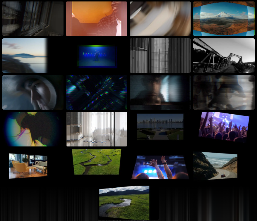 达芬奇预设-101个复古时尚迷幻液化扭曲棱镜环形透镜视频过渡特效 mReveal DVR-MGJT资源