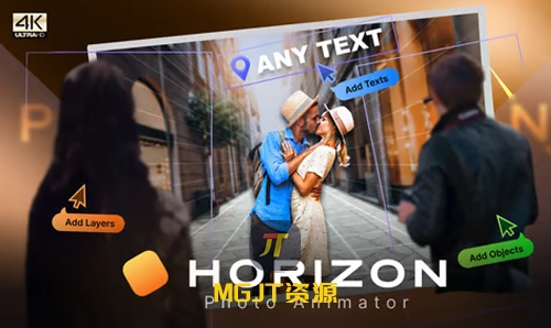 3D 照片动画师制作工具 AE 模板-MGJT资源