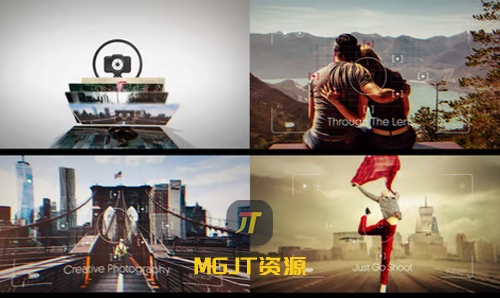 摄像机镜头抓拍瞬切视觉特效 AE模板-MGJT资源